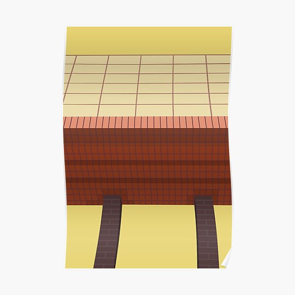 "Bricks" Poster by ArchiEverything | Redbubble