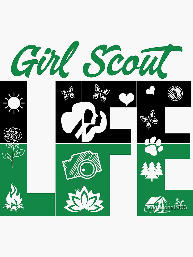 "Life Of A Scout" Sticker for Sale by icecoldone1906 | Redbubble