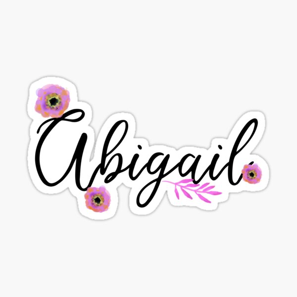 "Abigail Watercolor Flowers" Sticker for Sale by lazarosdesign | Redbubble