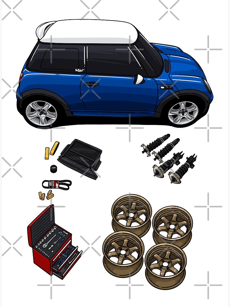 "R53 Project Hyper Blue" Poster by NutzArt | Redbubble