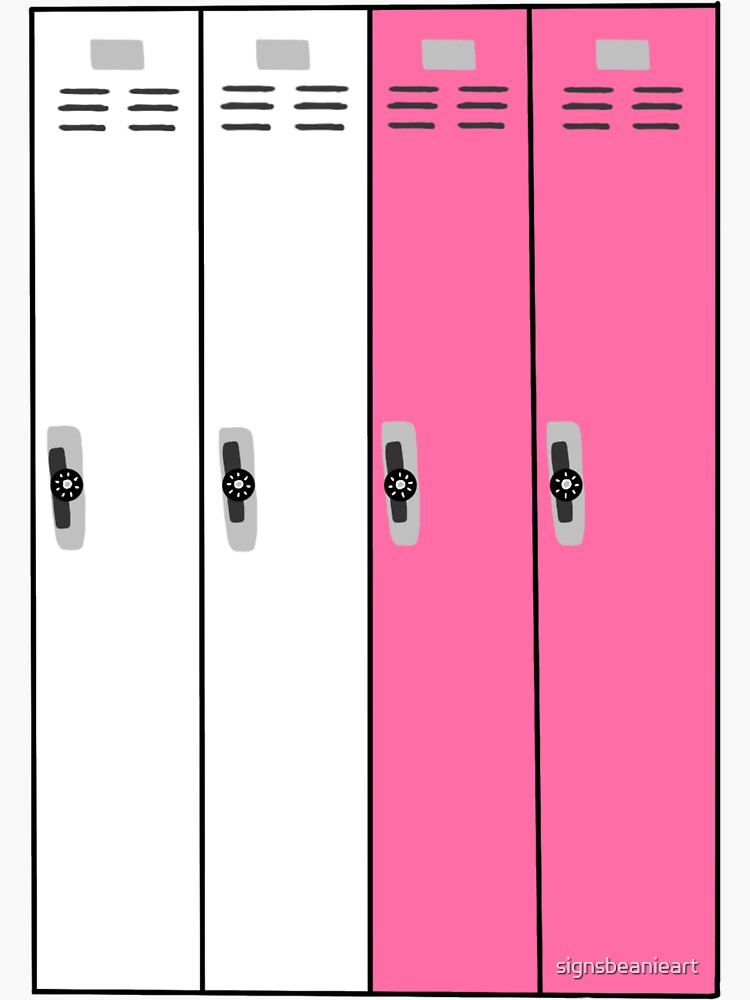 "Sharpay Evans Pink Locker" Sticker for Sale by signsbeanieart | Redbubble