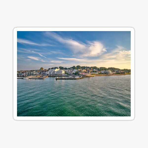 "Cowes Esplande Isle Of Wight" Sticker by manateevoyager | Redbubble