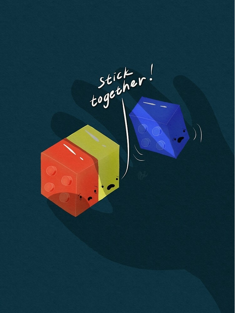 "Stick Together " Poster for Sale by mearecus | Redbubble