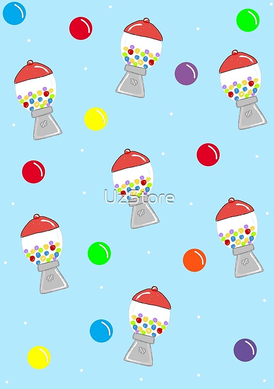"Gumball Machine Pattern" by UzStore | Redbubble