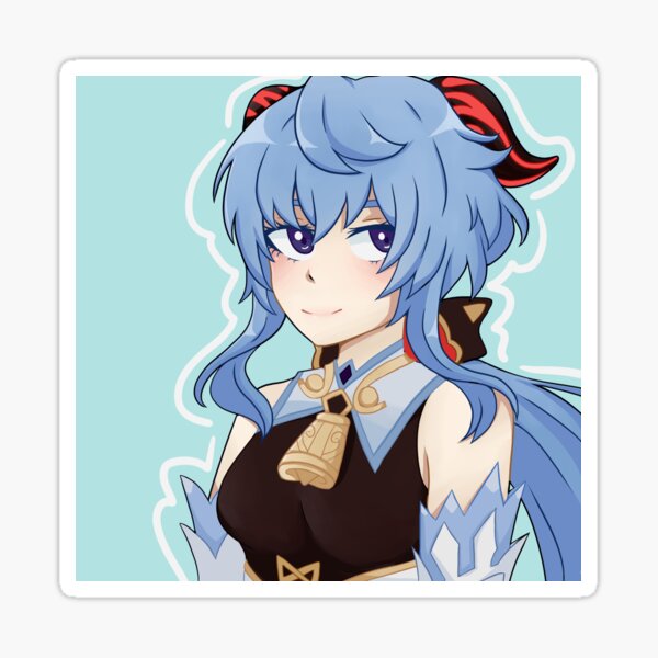 "Genshin Impact - Ganyu" Sticker for Sale by KawaiiPiss | Redbubble