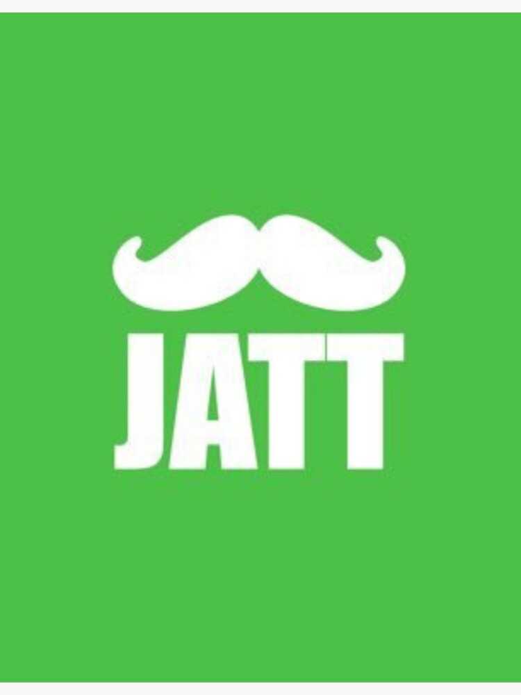 "JATT" Sticker for Sale by HDesignz | Redbubble