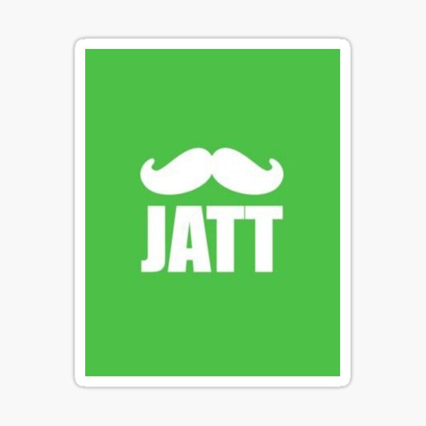 "JATT" Sticker for Sale by HDesignz | Redbubble