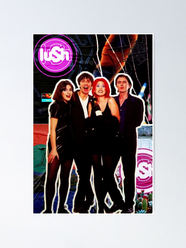 "Lush band Collage" Poster by Llamenba | Redbubble