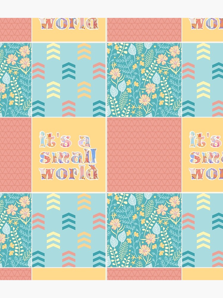 "it's A Small World" Pattern (version 3) Backpack Designed & Sold By ...