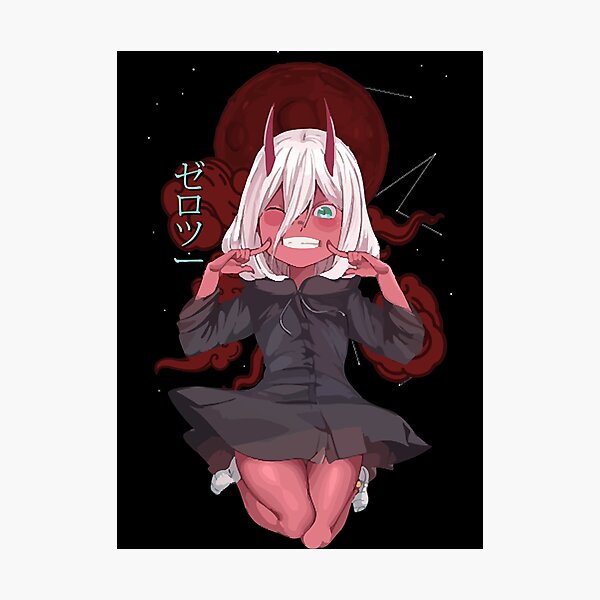 "Zero Two Oni - Darling In The Franxx " Photographic Print for Sale by ...