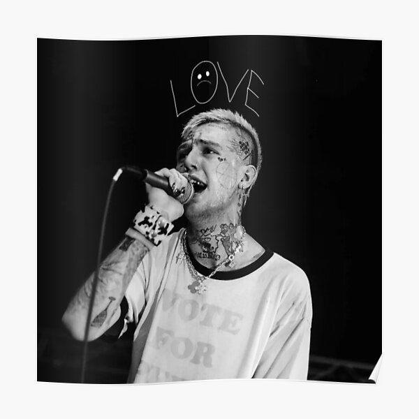 "Lil Peep Love Tattoo" Poster by aliciahyde | Redbubble