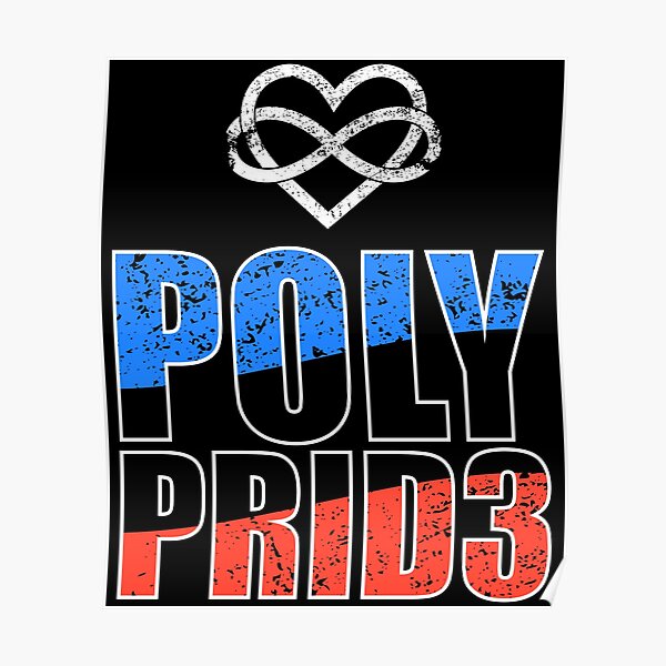 "Poli Pride Flag Polyamorous Polyamory design" Poster for Sale by ...