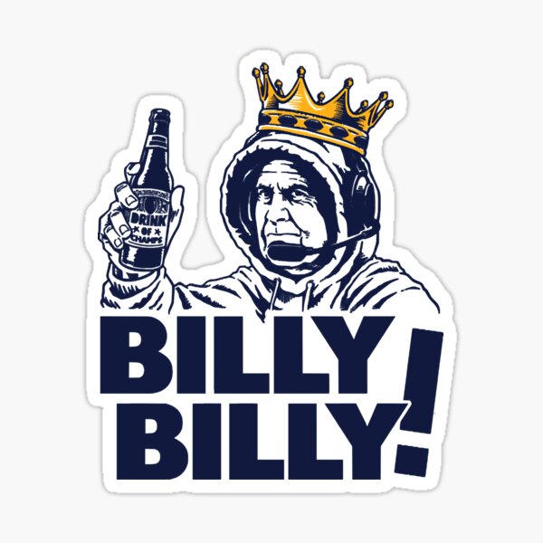 "Billy Billy! " Sticker for Sale by rtinJuniper | Redbubble