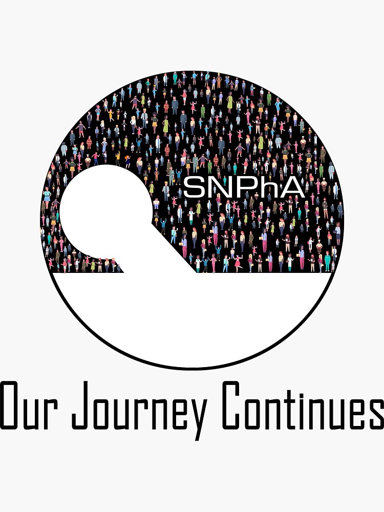 "2021 SNPhA Conference Logo with Black letters" Sticker for Sale by ...