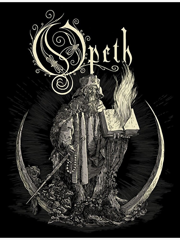 "Opeth Moon " Sticker for Sale by rtinJuniper | Redbubble