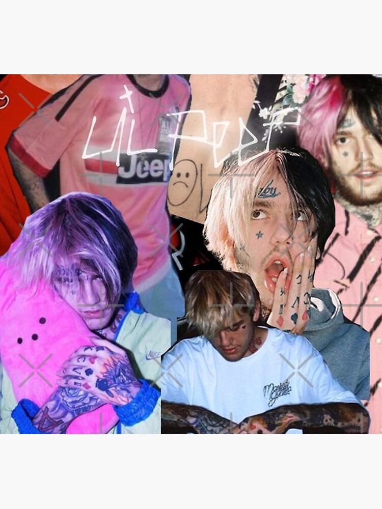 "Lil Peep Cute Collage" Poster for Sale by Kennehugs | Redbubble