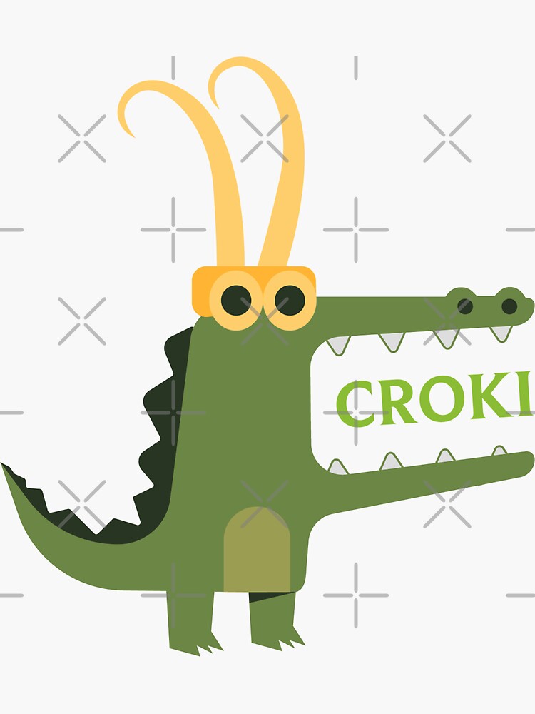 "Croki " Sticker for Sale by 0969248217 | Redbubble