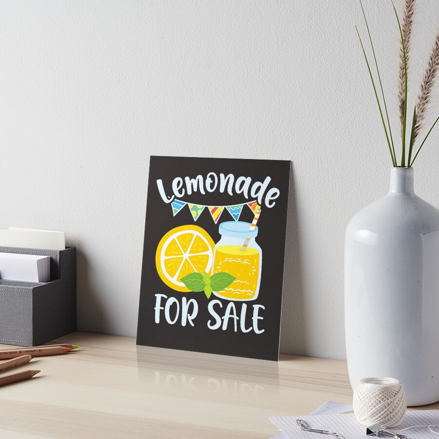 "Lemonade For Sale - Cute Lemonade Stand" Poster for Sale by ...