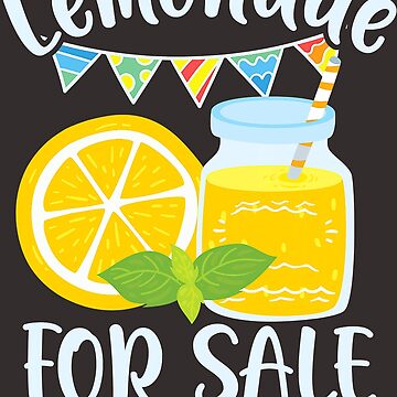 "Lemonade For Sale - Cute Lemonade Stand" Poster for Sale by ...