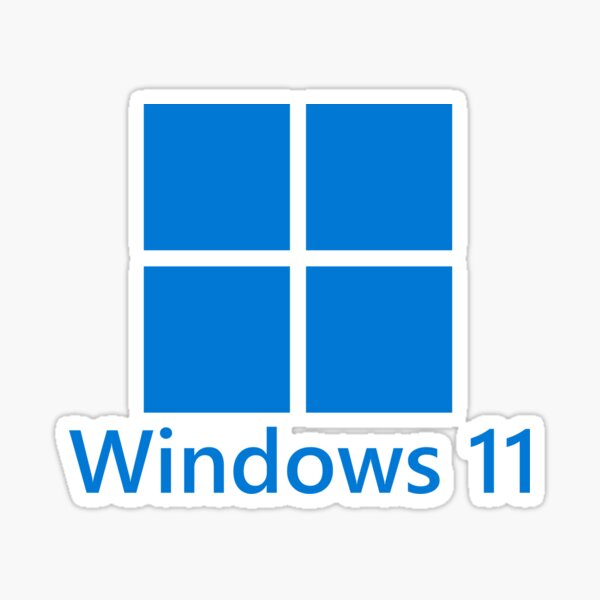 Windows 11 Microsoft Stickers | Redbubble