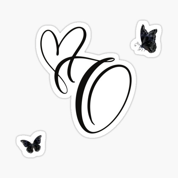 "The letter O" Sticker for Sale by Amalzaki | Redbubble