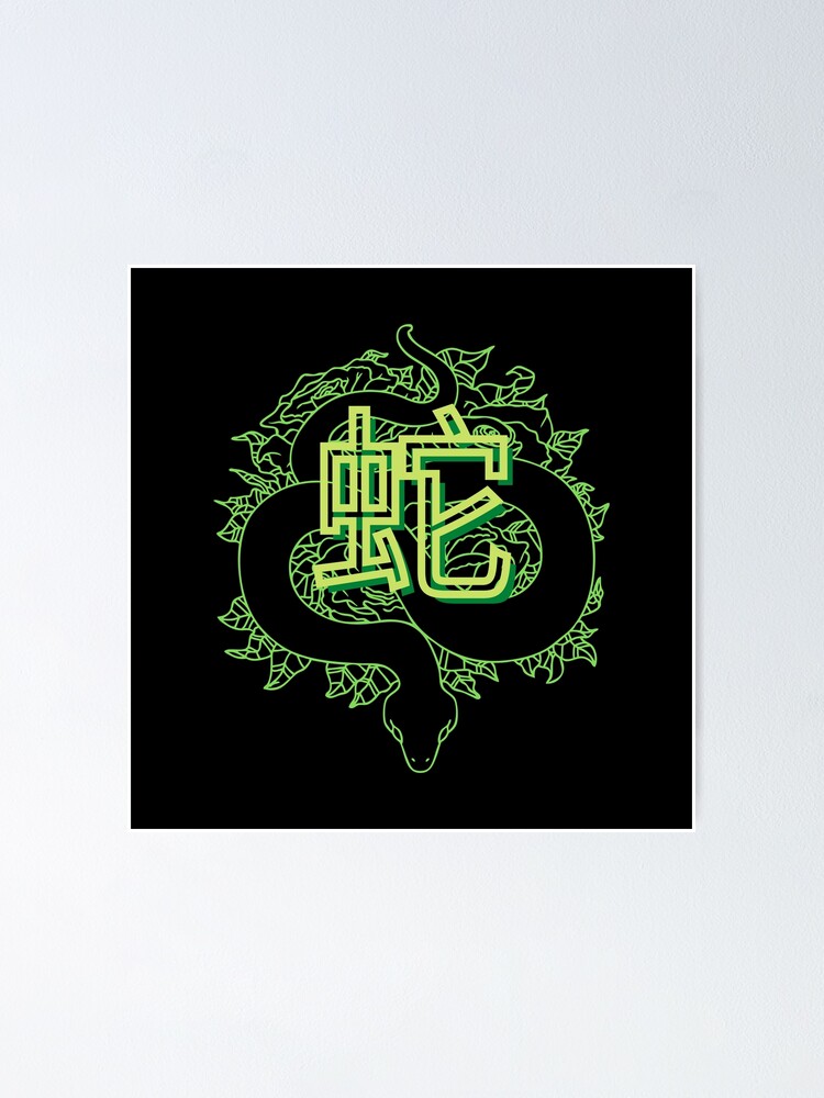 "Snake Kanji Japanese Beautiful" Poster for Sale by nathalieaynie ...