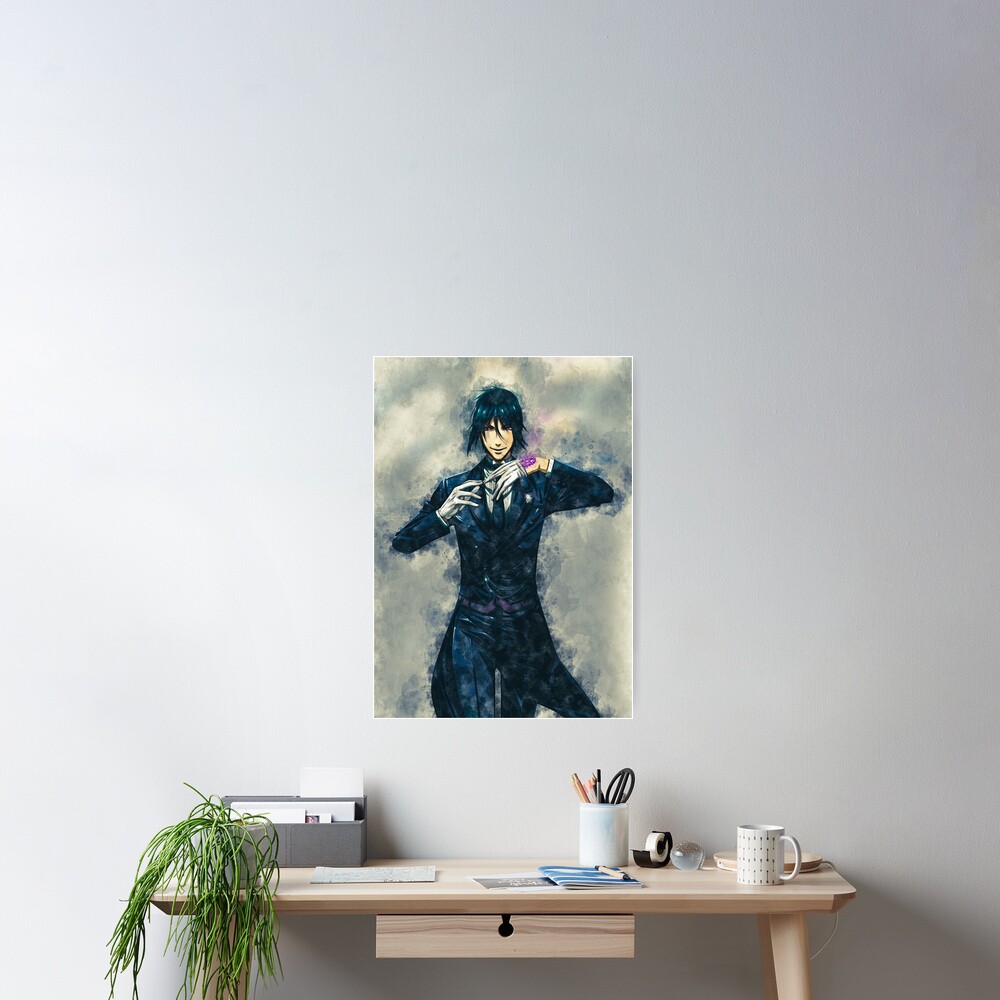 "Black Butler Sebastian Michaelis" Poster by jerrieart | Redbubble