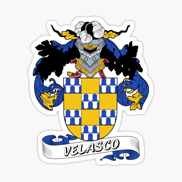 "Velasco" Sticker for Sale by HaroldHeraldry | Redbubble