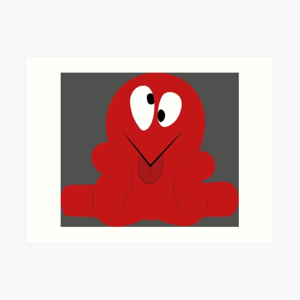 "pocoyo fred octopus" Art Print by Leezy-Loops | Redbubble