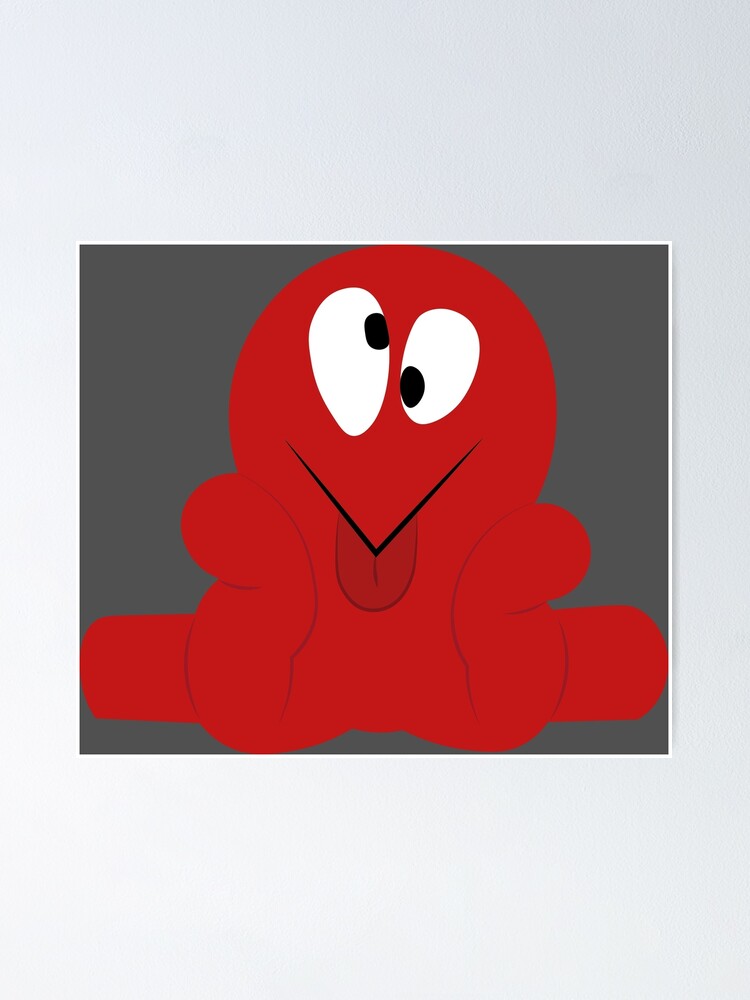 "pocoyo fred octopus" Poster for Sale by Leezy-Loops | Redbubble