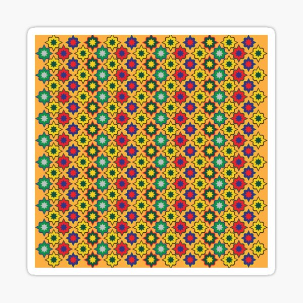 "Balochi Tradition | Balochi Design | Cultural Print Of Baloch" Sticker ...