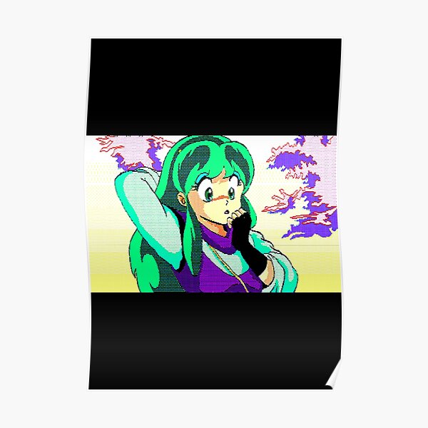 Poster « Pixel art de Kunoichi Lum Invader », par BrittianBlaine ...