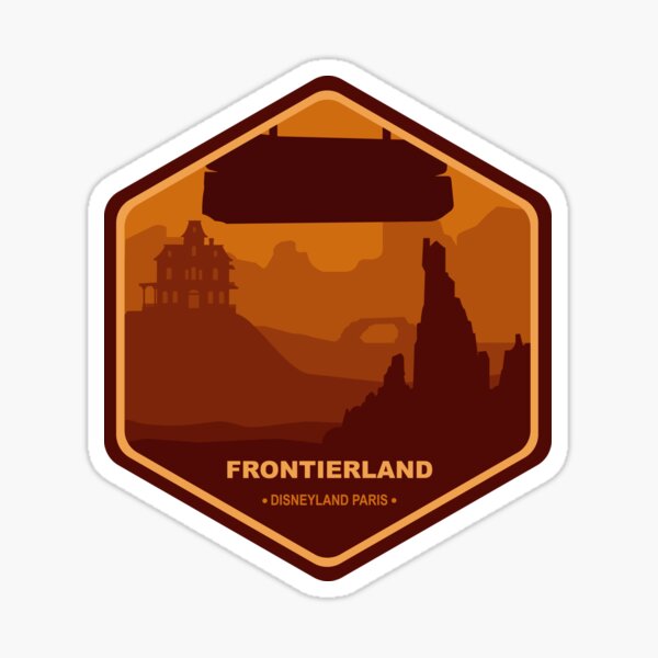 Stickers, Labels & Tags Paper & Party Supplies Frontierland Sticker ...