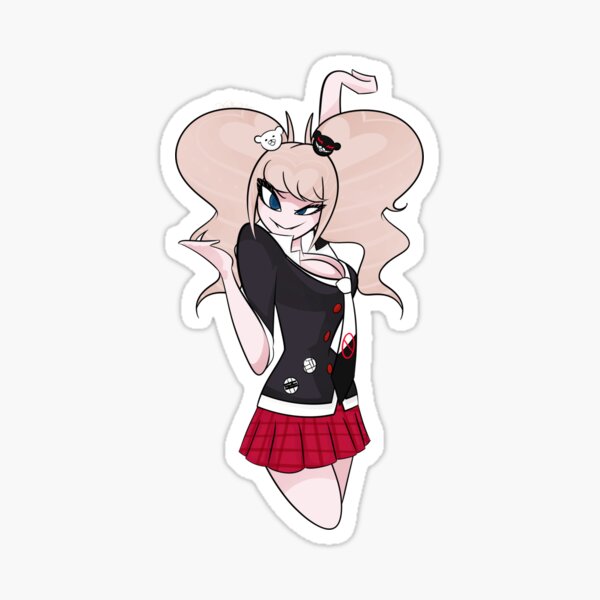 "Junko Enoshima" Sticker for Sale by PhantomMiss | Redbubble