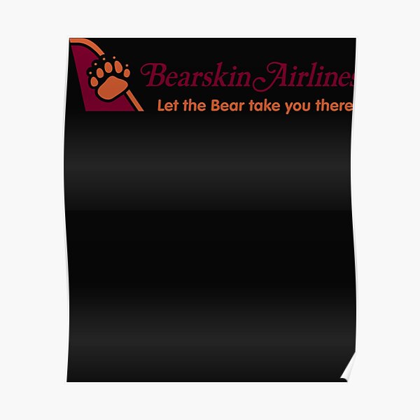 Póster «Camiseta clásica Logotipo de Bearskin Airlines.png» de ...