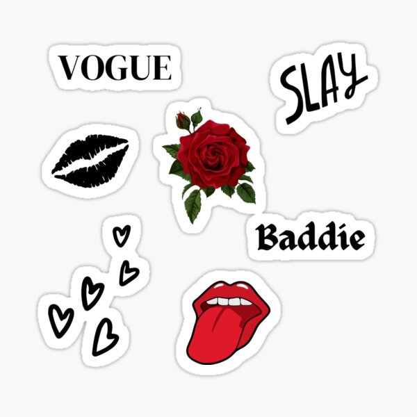 "Black Baddie" Sticker for Sale by Royales | Redbubble