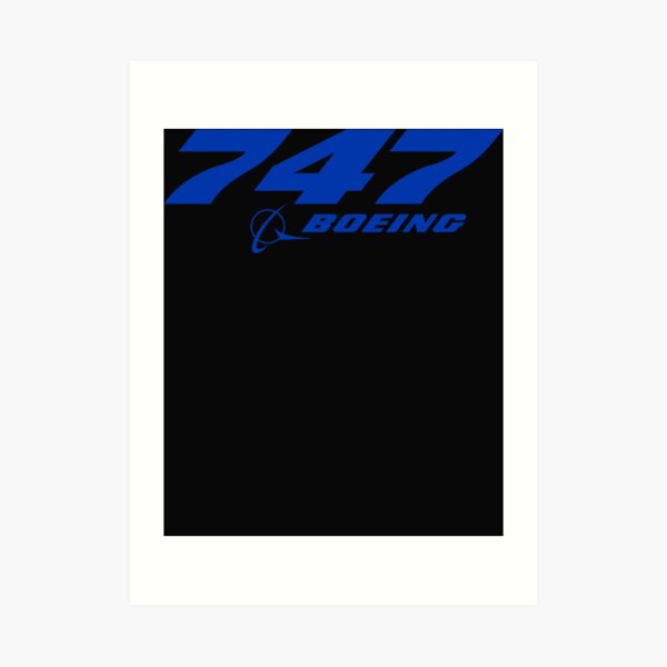 "Boeing 747 Logo Essential T-Shirt.png" Art Print for Sale by ...