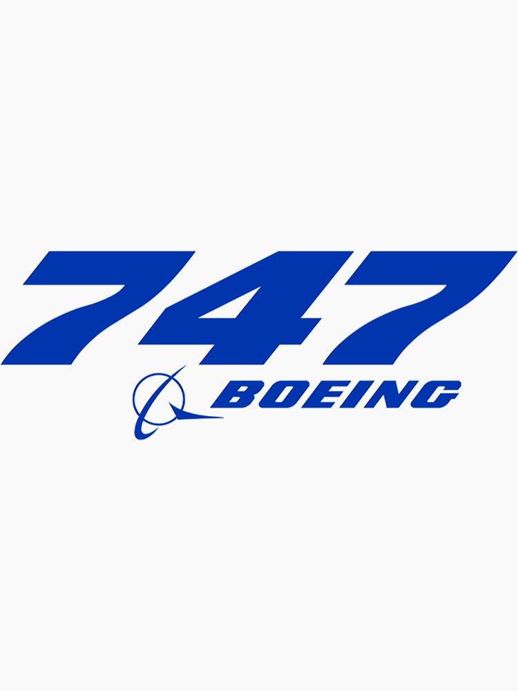 "Boeing 747 Logo Essential T-Shirt.png" Sticker for Sale by ...