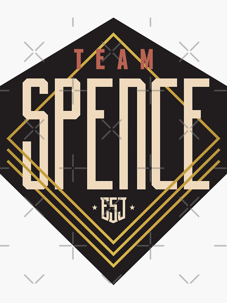 "Team Spence retro" Sticker for Sale by iccdesign | Redbubble