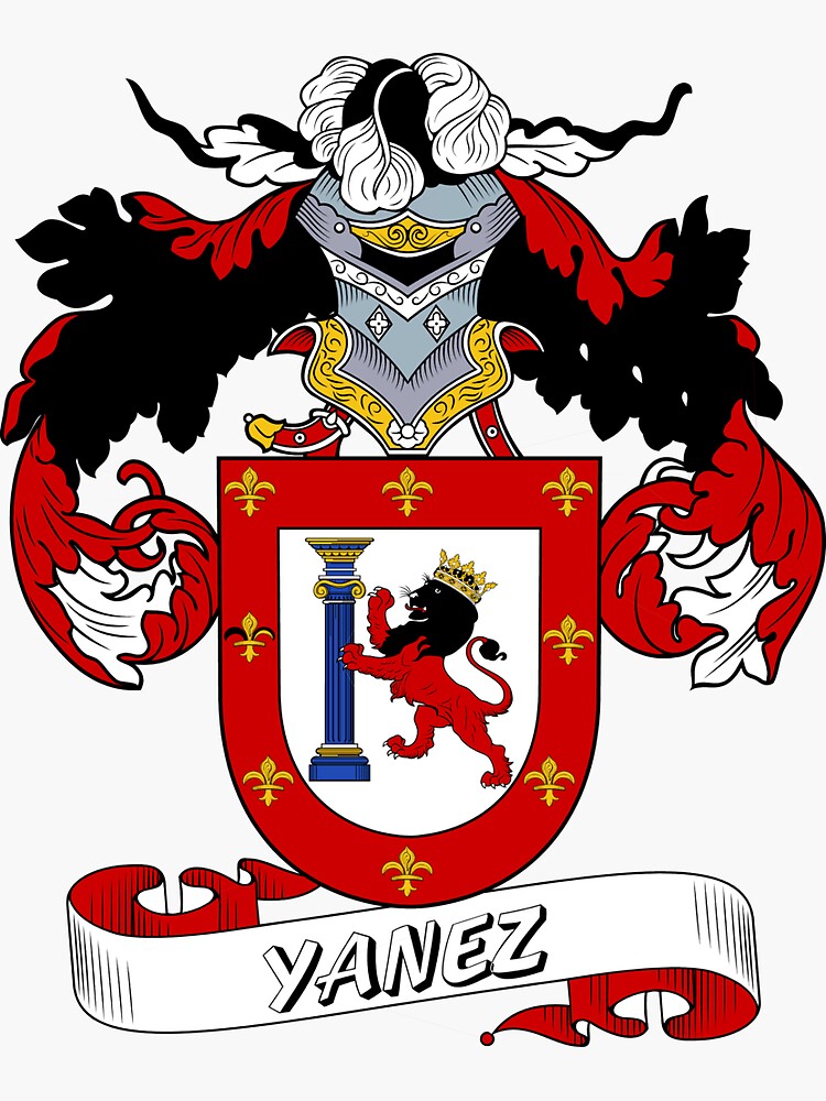 "Yanez" Sticker for Sale by HaroldHeraldry | Redbubble