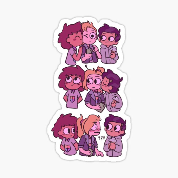 "Calamity Trio" Sticker for Sale by BoffleWaffles | Redbubble