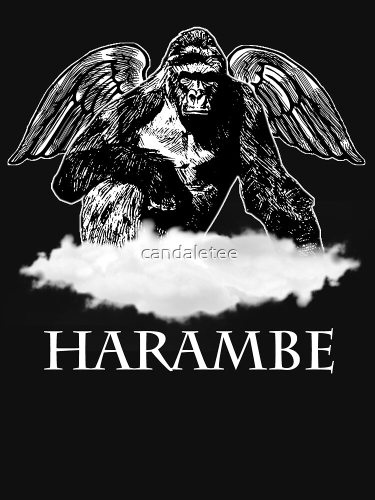 "Harambe" T-shirt for Sale by candaletee | Redbubble | harambe t-shirts ...