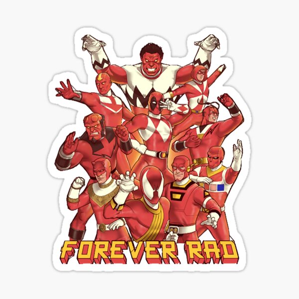 "Forever Rad " Sticker for Sale by Biederwolf | Redbubble