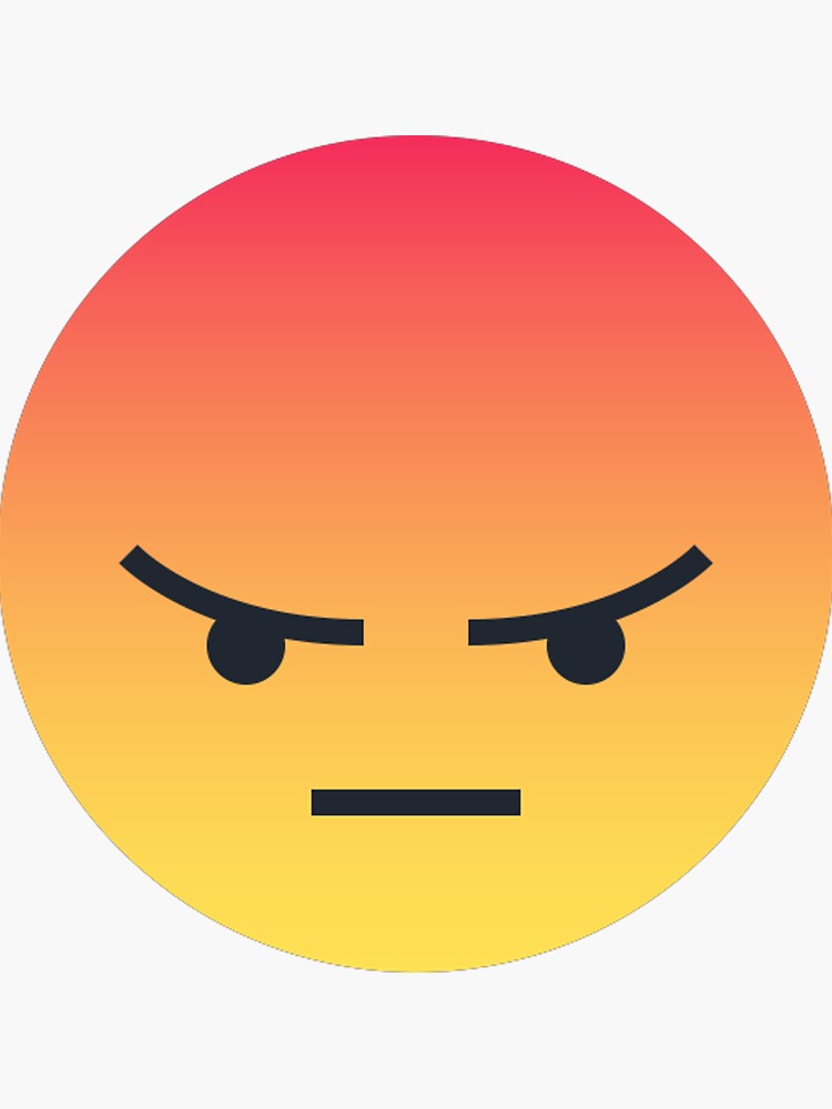 "Angry Emoji Meme Microsoft Anger| Perfect Gift" Sticker for Sale by ...