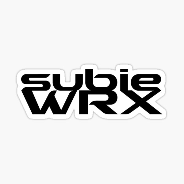 "subie WRX" Sticker for Sale by DomGDesign | Redbubble