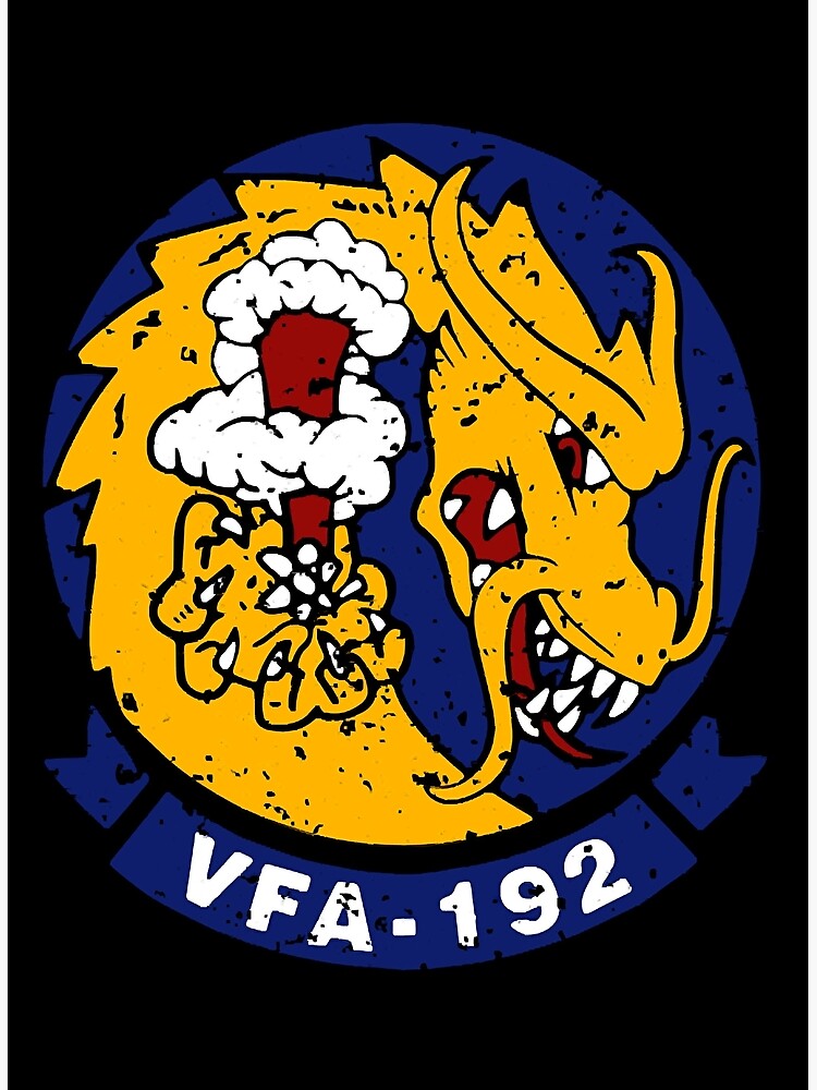 "VFA-192 World Famous Golden Dragons Vintage " Poster for Sale by ...