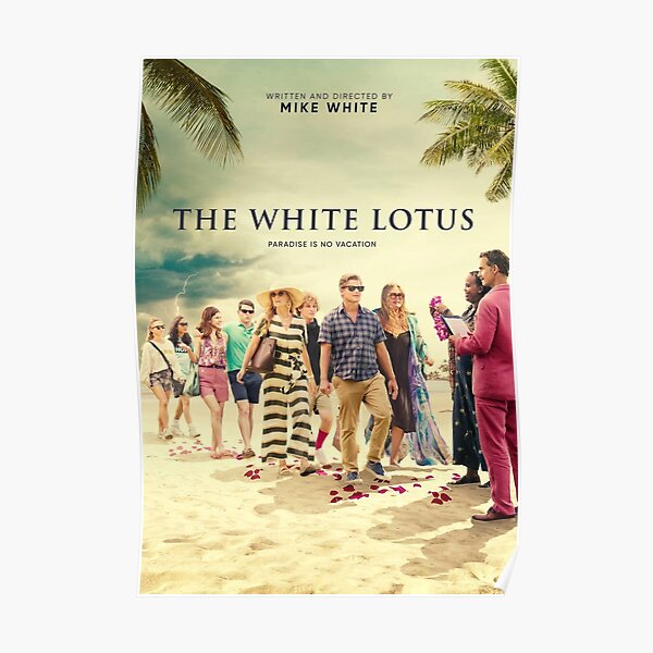 "The white lotus" Poster for Sale by Babita1 | Redbubble