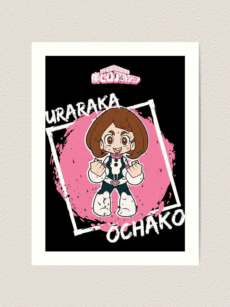 "MY HERO ACADEMIA (BNHA) OCHAKO URARAKA CHIBI (GRUNGE STYLE) " Art ...