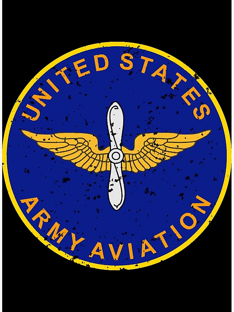 "United States Army Aviation Vintage Insignia " Poster for Sale by ...