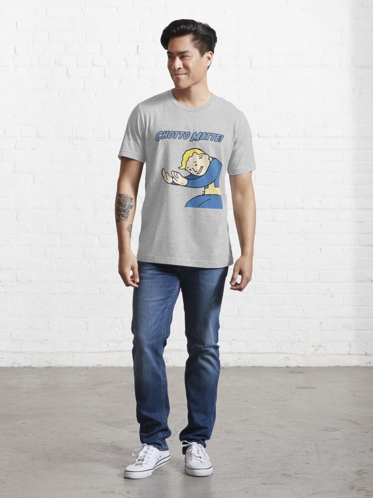 "Fallout Vault Boy - Chotto Matte!" T-shirt by HarmooAlex | Redbubble